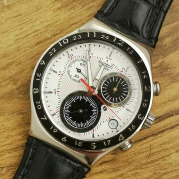 Swatch YCS-508 Crop Up Irony Collectors Chronograph Watch - Working in ...