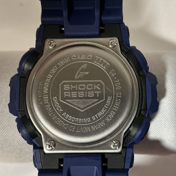 Casio G SHOCK Analog Digital Watch GA 700 5522 Navy New Battery ...