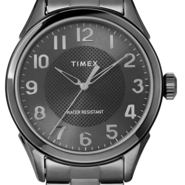 Men's Timex Expansion Band Watch - Gunmetal Gray Stainless Steel ...