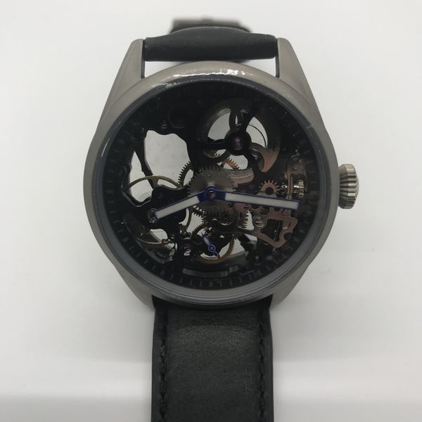 TC-9 Titanium skeleton Pilot watch | WatchCharts Marketplace