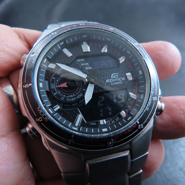 EFA-131 Casio Edifice Dual Time With Light Quartz Men Watch ...