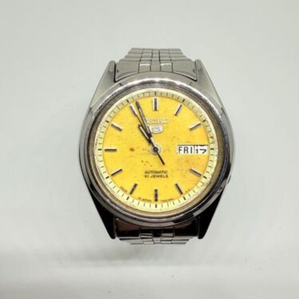 Seiko 5 Automatic Mens Watch Vintage 21 Jewels Japan Made Mov 7009 In Working | WatchCharts ...