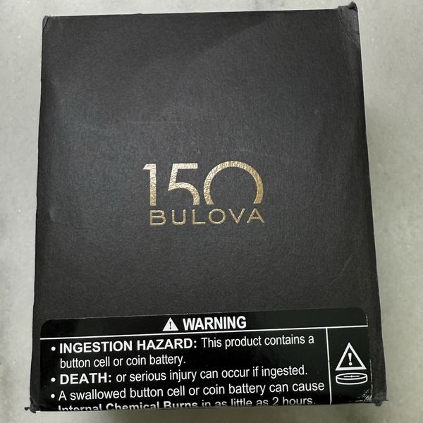 New! Bulova Sutton Men Chronograph Blue Dial Stainless Steel Quartz ...