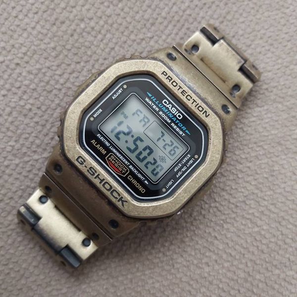 Aged Bronze G Shock DW5600 | WatchCharts Marketplace