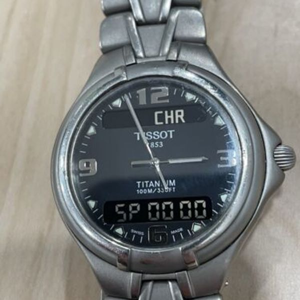 Tissot T690 â Titanium â Ana-Digi Aerospace ETA 988.332 Working 100% ...