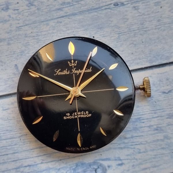 Vintage 9k Solid Gold Smiths Imperial Men's Watch 9ct Serviced ...