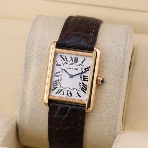 Cartier Tank Solo W5200002 18K Yellow Gold Watch | WatchCharts Marketplace