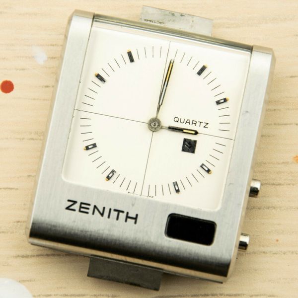 ZENITH - FUTUR TIME COMMAND - QUARTZ - LED - ANA-DIGI - FOR PARTS or ...