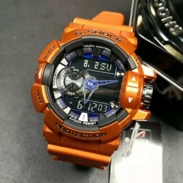 CASIO G-SHOCK G’MIX Bluetooth Watch GShock GBA-400-4B | WatchCharts ...