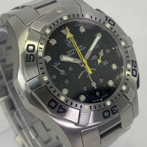 Tag Heuer Aquagraph 500m Diver Swiss Automatic Chronograph CN211A - AS ...