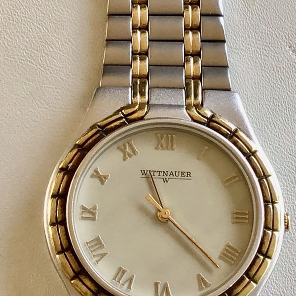 Wittnauer Swiss Menâ s Watch. Beautiful! Runs Perfect! Crystal Face, No ...