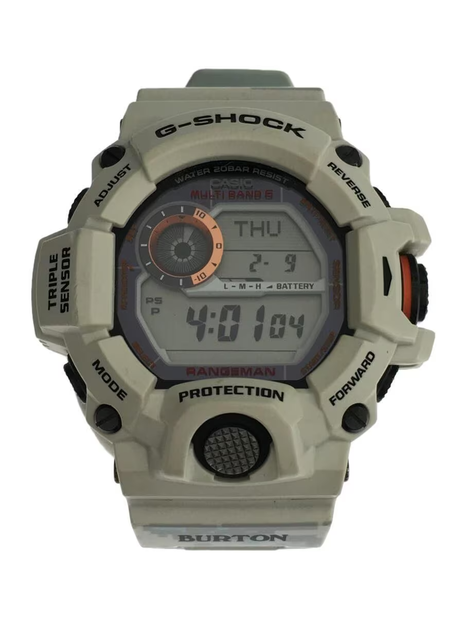 CASIO G-SHOCK GW-9400BTJ-8JR BURTON RANGEMAN WATCH White Japan ...