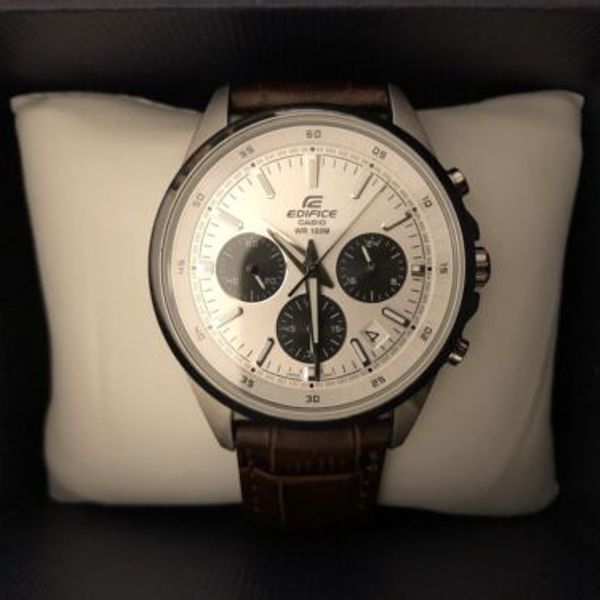 Casio Edifice Leather Solar Watch | WatchCharts Marketplace