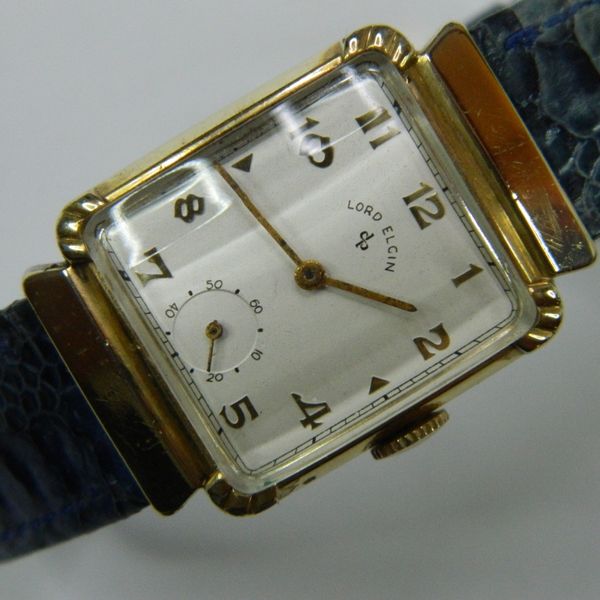 FINE VINTAGE 1949 ELGIN 626 4AP 21J MENS 14K GOLD FILLED WATCH -RUNS ...