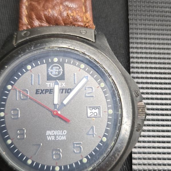 Timex Expedition Menâ s Watch Indiglo WR50M Luminous Hands W/Date Stainless | WatchCharts ...