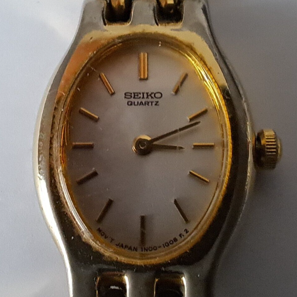 Seiko Ladies Gold Plated? Quartz Watch #1N00-5D70 RO - Working | WatchCharts Marketplace