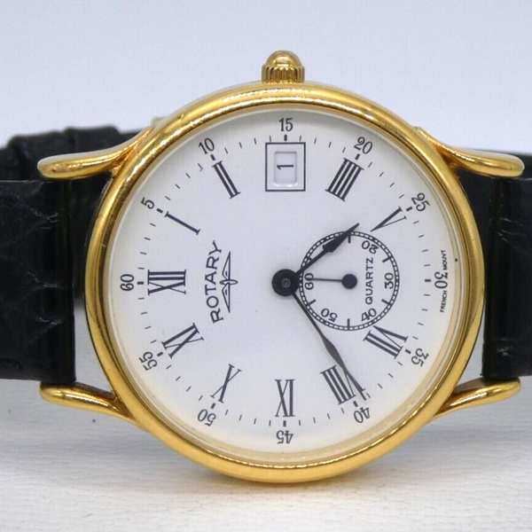 Rotary Classic Men's Vintage Dress Watch French Movement 3984 - Working ...