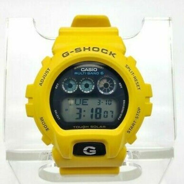 CASIO G-Shock GW-6900A-9 Multi Band 6 solar digital YELLOW WATCH with ...