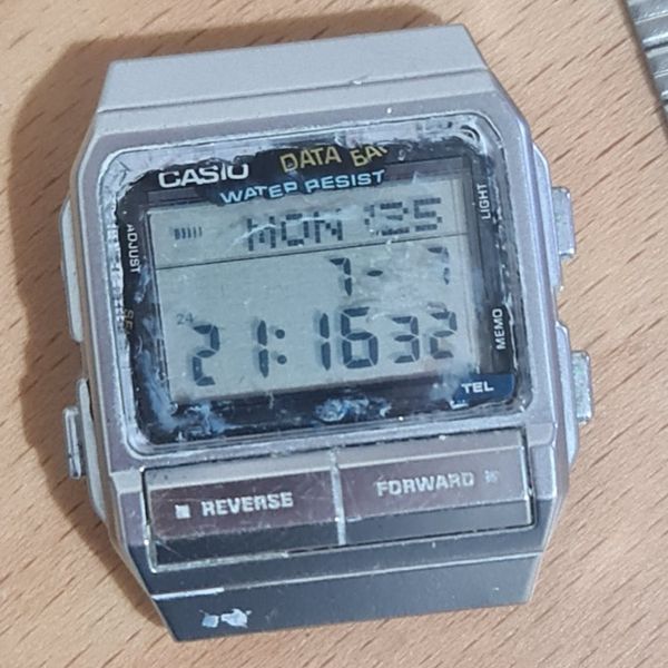 Casio DB-520 Vintage World Time Data Bank Watch | WatchCharts Marketplace