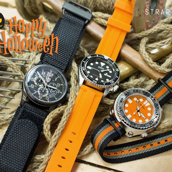 FS: Strapcode MiLTAT Halloween Style Watch Straps - Orange and Black ...