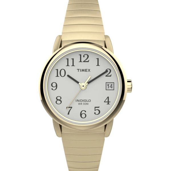 Timex Women's Easy Reader Expansion Band Gold Tone Watch - Date ...