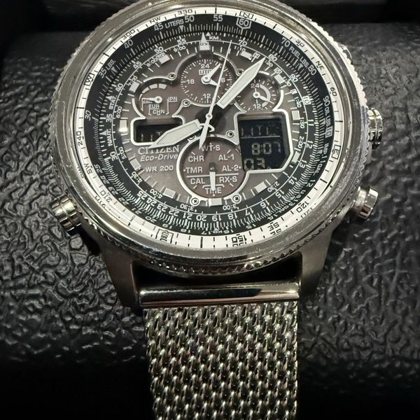 Citizen Navihawk Promaster AT Eco-Drive JY8030-83E Silver Stainless ...