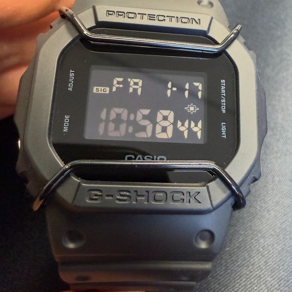 Casio G-Shock Digital Black Resin Strap Men Watch DW-5600UBB-1DR W ...