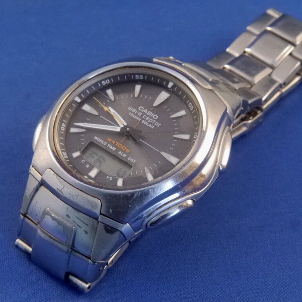 CASIO WAVE CEPTOR WVA-430U Radio Controlled Tough Solar Watch ...