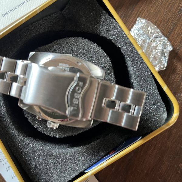 FOSSIL Big Tic Animated Robot Watch Box Tags three New Batteries ...