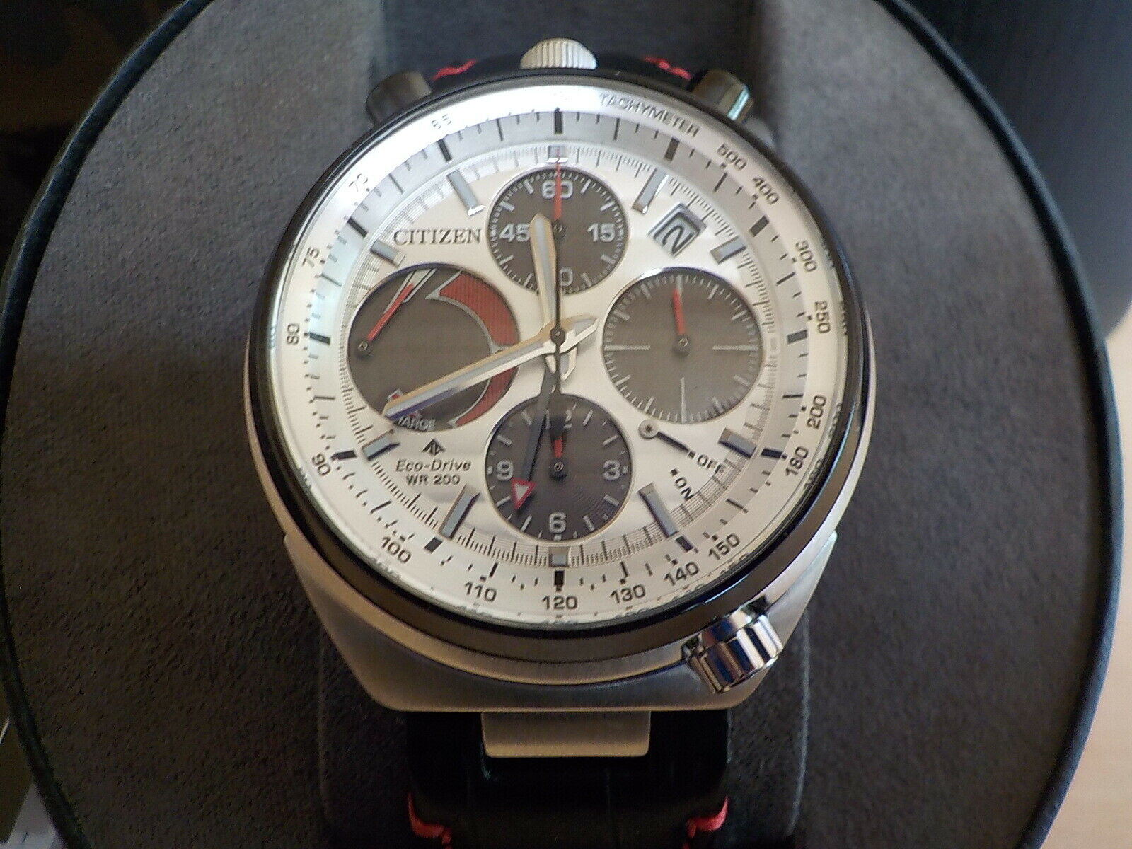 Citizen Eco-drive PROMASTER TSUNO CHRONO RACER **BULLHEAD** MENS ...