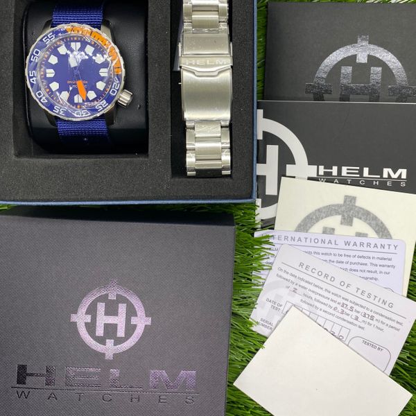 Brand New Helm Khubari Orange/Blue | WatchCharts Marketplace