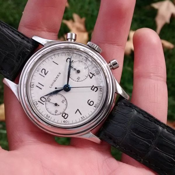FS Longines 13zn Flyback Chronograph Watch, 37mm, SS | WatchCharts