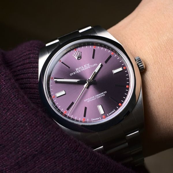 FS: Rolex Red Grape Oyster Perpetual 39 114300 | WatchCharts