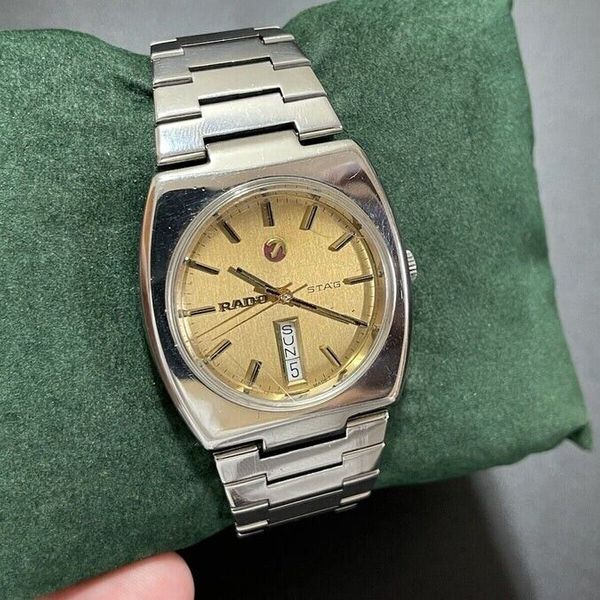 Vintage Rado STAG Automatic Gents Watch, 35mm Dress Watch, Swiss Made ...