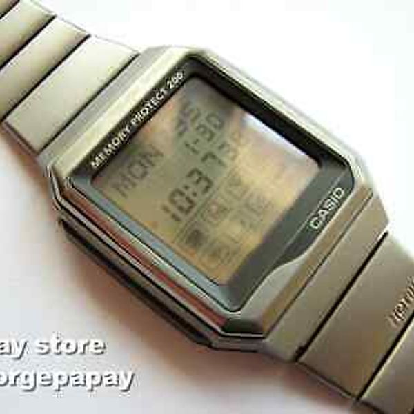 NEW Very RARE Vintage CASIO VDB-2010B Black HOTBIZ Memory protect 200 ...