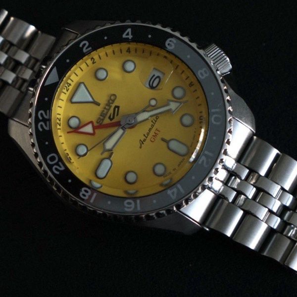 Seiko 5 Sports GMT Automatic SSK017 (US Domestic Market Release) yellow ...