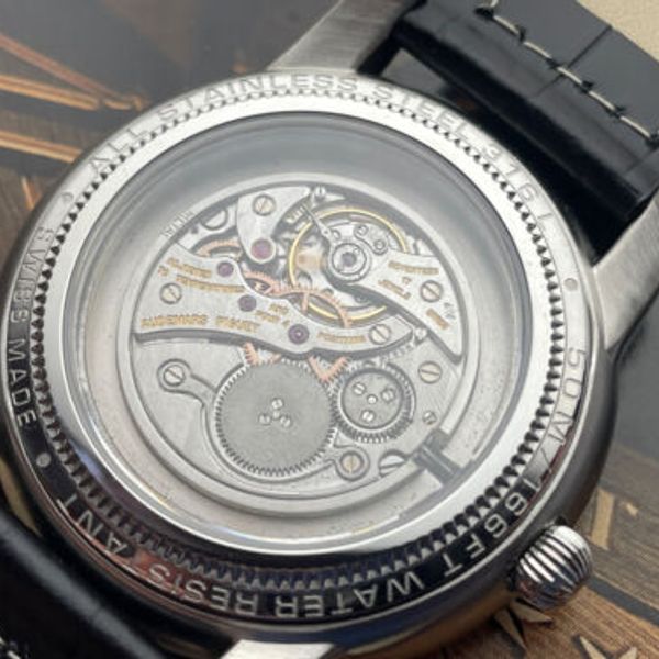 ANTIQUE AUDEMARS PIGUET 17 JEWELS MOVEMENT AND DIAL IN NEW SWISS CASE ...