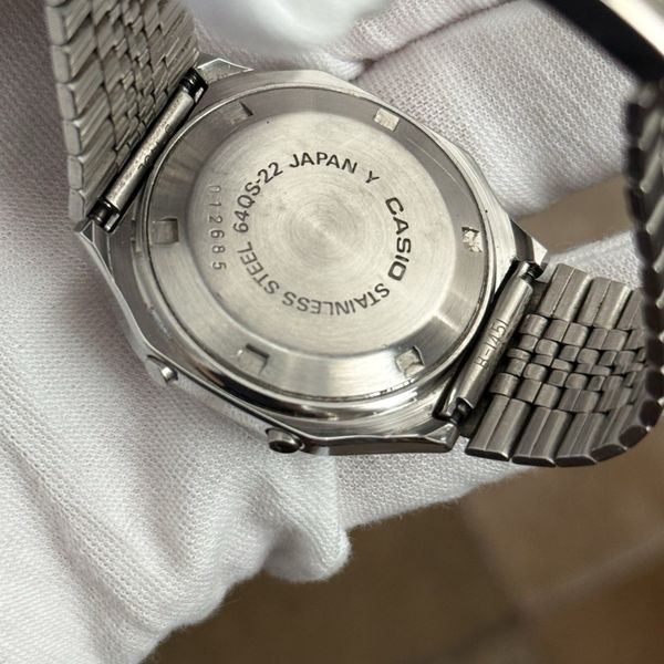 Vintage Casio Lithium 64QS-22 Menâ s 1980â s Digital Watch JDM - Fully ...