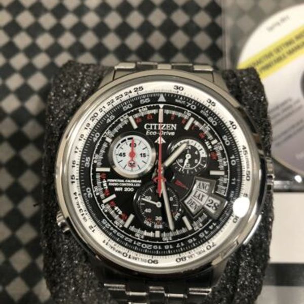 Citizen Eco-Drive H610 Atomic Chronograph Radio Frequency BY0000-56E ...