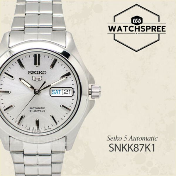 Seiko 5 Automatic Watch SNKK87K1 | WatchCharts Marketplace