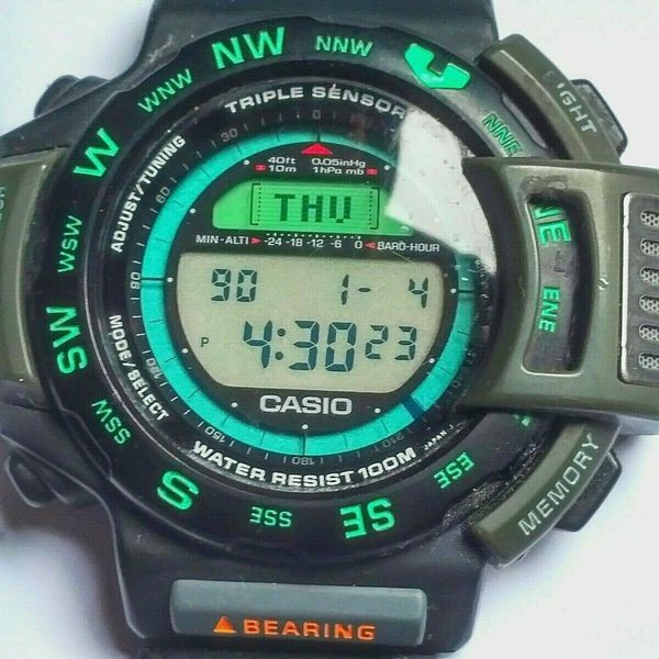 CASIO TRIPLE SENSOR 1170 ATC 1000 VERY GOOD CONDITION HEAD ONLY. NEW ...