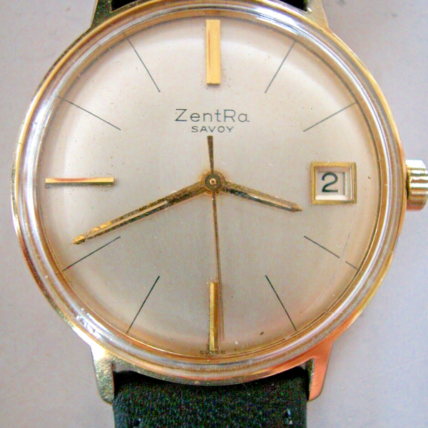 Beautiful Swiss ZentRa Savoy Men's Watch Cal. Hamilton 62, 1970s ...