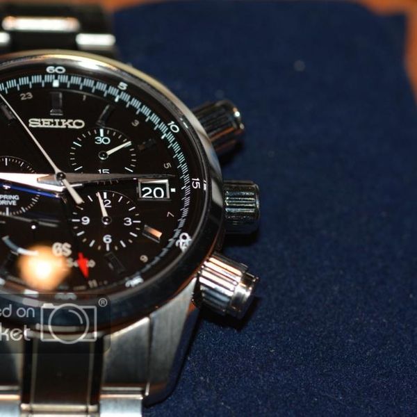 FS: Grand Seiko Spring Drive GMT Chrono SBGC003 Rare Black Dial ...