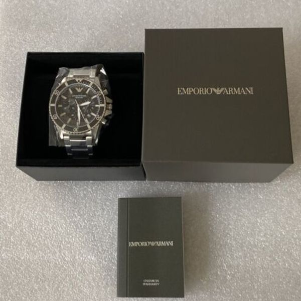 Emporio Armani Menâ s Diver Chronograph Watch AR11360 | WatchCharts ...