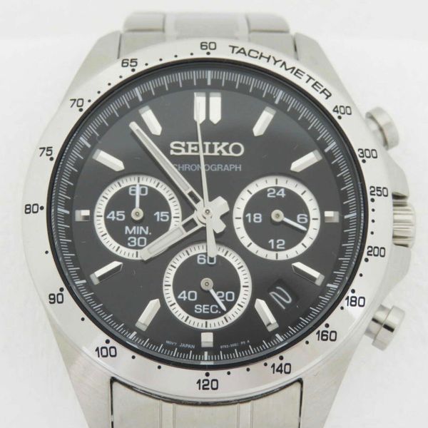 SEIKO Chrongraph 8T63-0000 in BOX included cards/manual in EXCELLENT ...