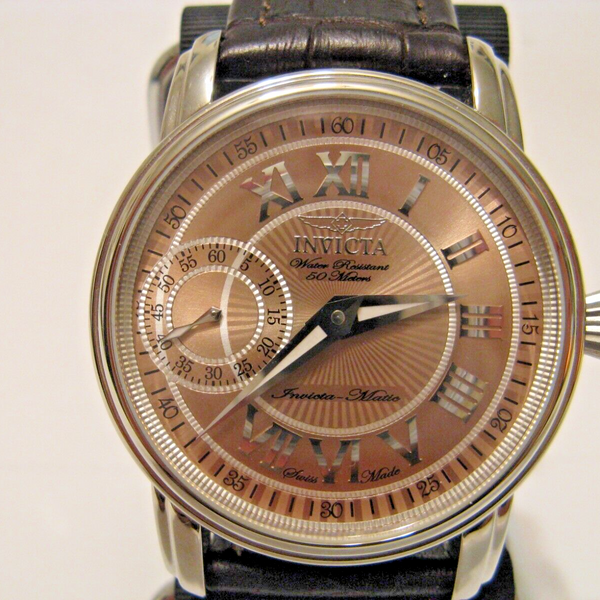 SWISS INVICTA MEN'S WRISTWATCH, 17-J MANUAL WIND, SCARCE, NOS, TIME ...