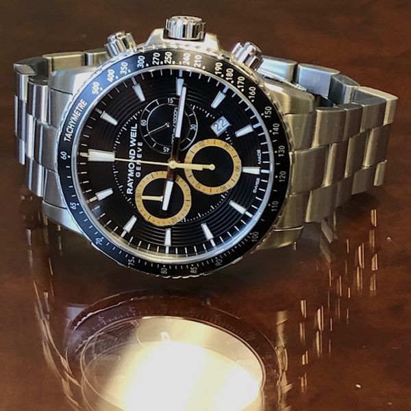 FS: Raymond Weil Tango Chronograph No. 8570-ST1-20701 Like New ...