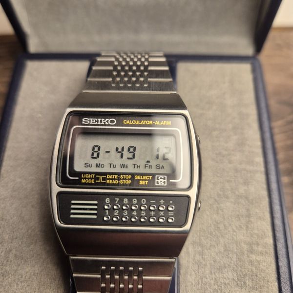 vintage Seiko Calculator watch C359 | WatchCharts Marketplace