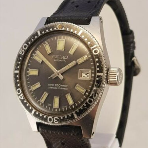 VINTAGE 1966 SEIKO 62MAS 1ST DIVER 6217-8001 + 19MM TROPIC + ORIGINAL ...