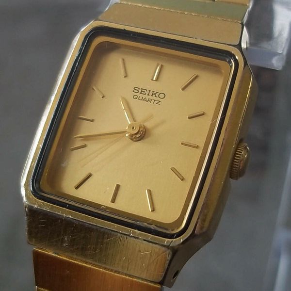 Vintage Seiko gold tone women's ladies' watch 5421-5100 New battery installed | WatchCharts ...